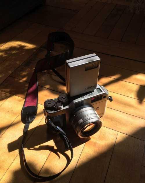 Плёночный фотоаппарат Contax G1, Carl Zeiss 2 объе