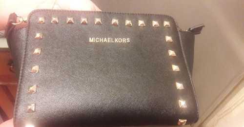 Чёрная сумка michael kors