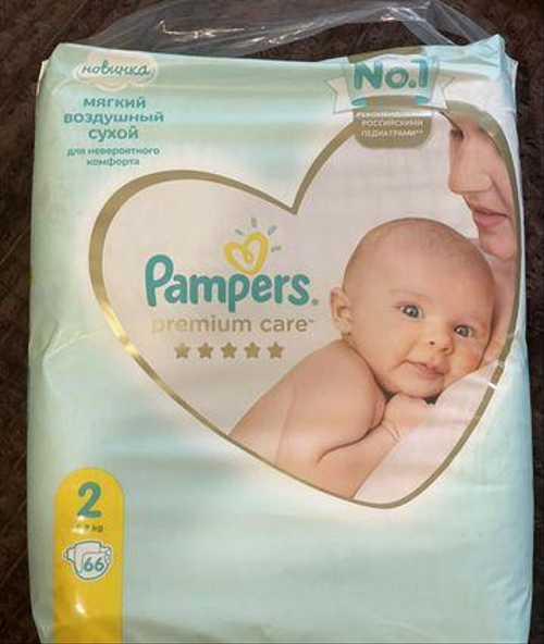 Подгузники pampers premium care