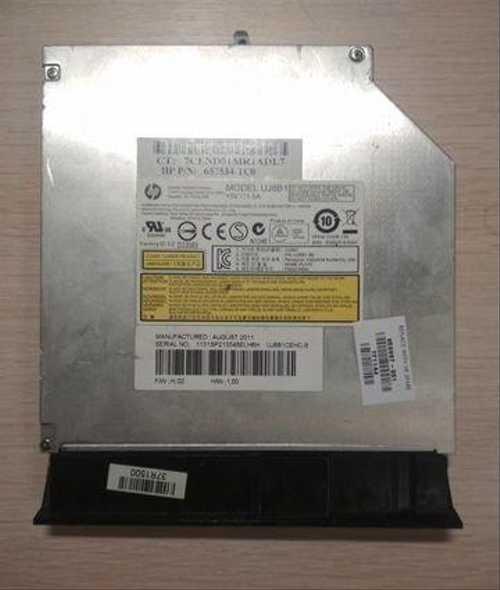 HP UJ8B1 SATA DL DVD-RW привод 657534-tc0