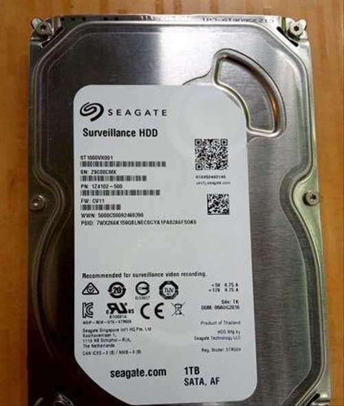 Жесткий диск Seagate 1TB