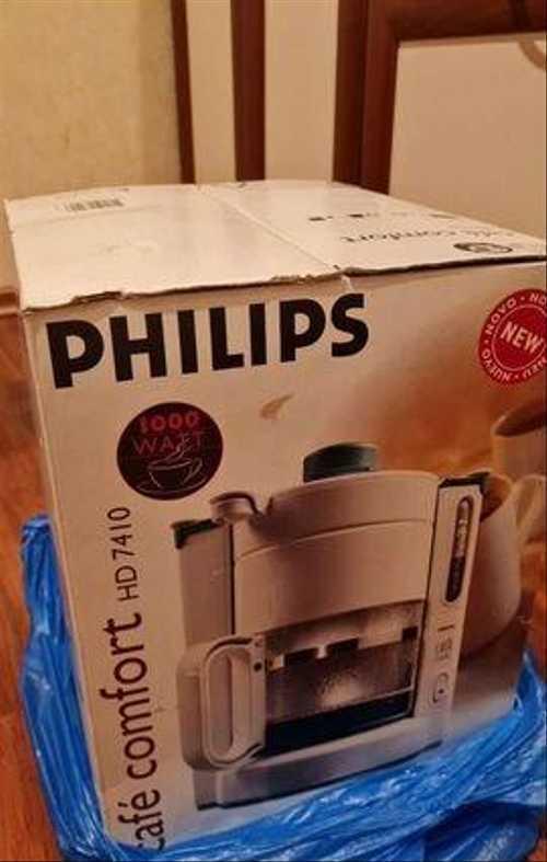Кофеварка капельная philips HD7410 новая