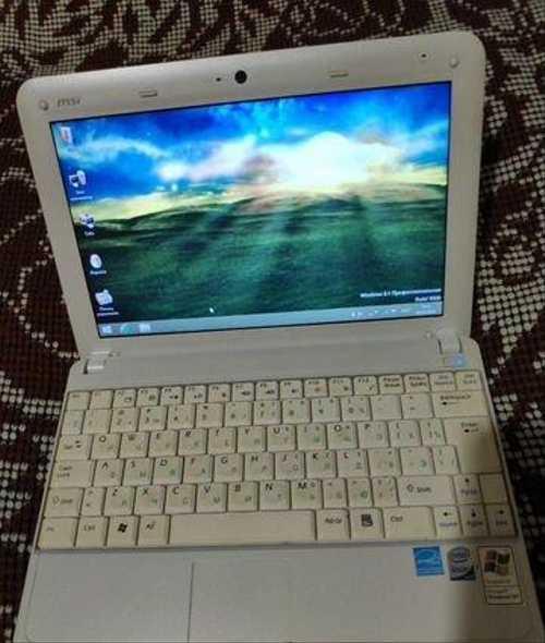 Мини ноутбук MSI U100