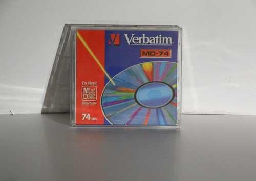 Минидиск MD Mini Disc Verbatim 74M