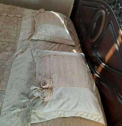Одеяло покрывало италия оригинал бархат кружево фр