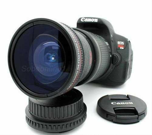 0.16X Ultra Wide Angle Fisheye lens FOR Canon