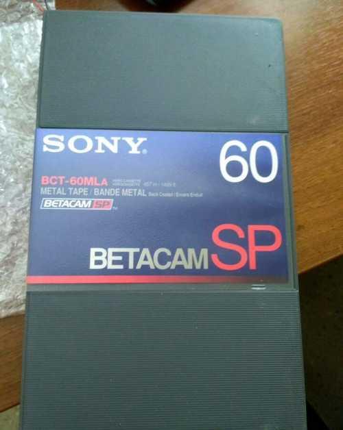 Кассета Betacam SP Sony 60 мин BCT-60MLA