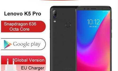 Новый Lenovo K5 Pro 4/64GB черный