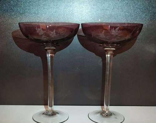 Ваза цветное стекло