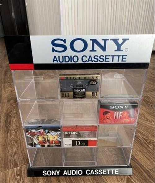 Стенд для аудио кассет Sony