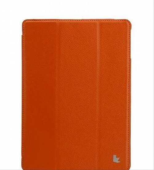 Оранжевый кожаный чехол для iPad Air Jisoncase Sma