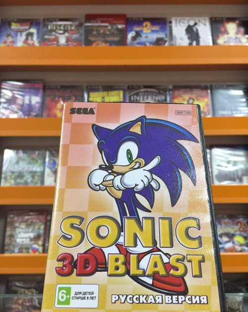 Sonic 3D Blast (Sega 16 bit Картридж)