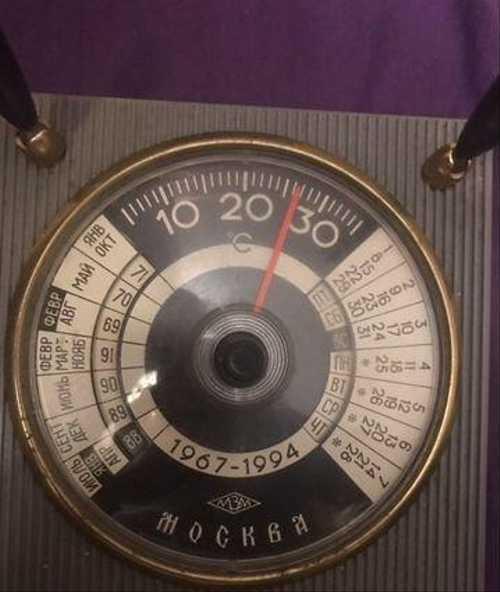 Термометр с календарем СССР