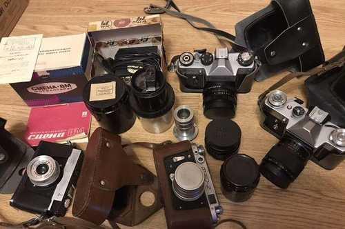Пленочный фотоаппарат (4 штуки)