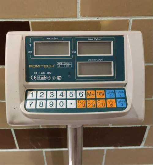 Весы платформенные Romitech ST-TCS-100