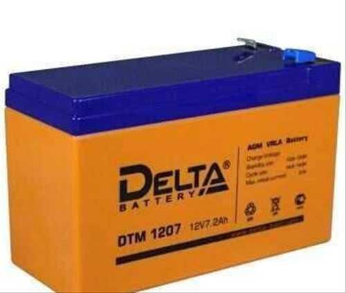 Аккумулятор delta 12в 7 а/ч