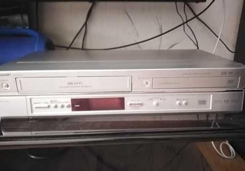 Комбо видеомагнитофон DVD+VHS sharp