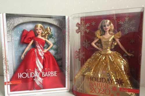 Barbie Holiday 2020 и 2019 коллекционная