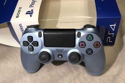 DualShock 4 V2 титановый синий джостик ps4 оригина