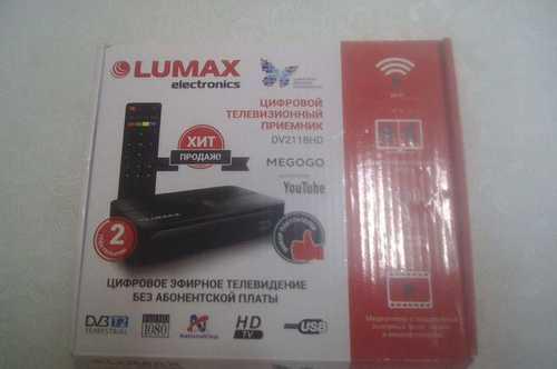 Цифровая тв Приставка DVB\T2 lumax DV2118HD Wi-Fi