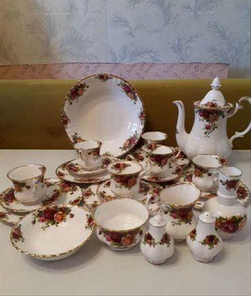Великолепный кофейный сервиз royal albert