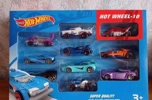 Машинки Hot Wheels 10 шт Гонки