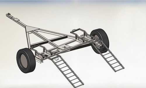 Продам чертёж поворотного подката авто
