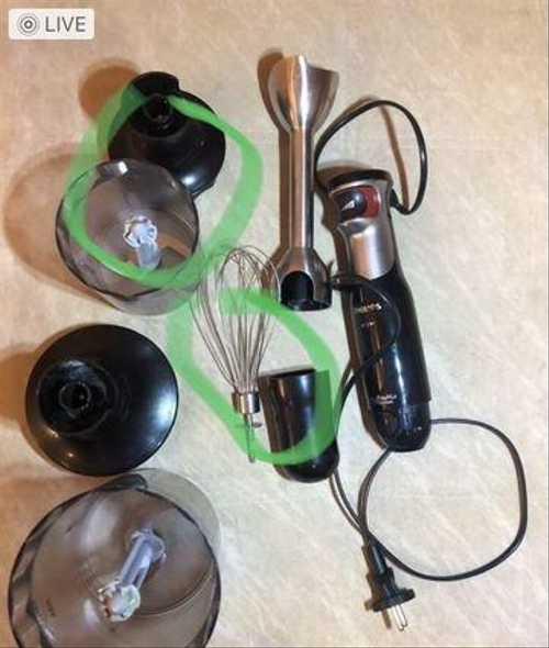 Блендер philips 800 w promix titanium