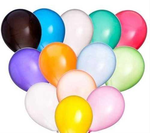 Воздушные шары разноцветный Микс 25шт в упаковке