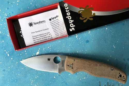 Spyderco Shaman Z-wear Micarta Sprint Run C229mpzw