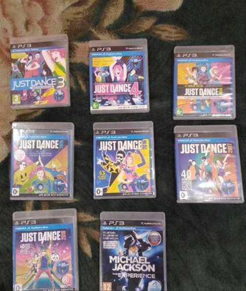 Набор танцевальных игр для PS3