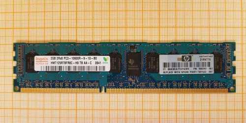 2Gb PC3-10600R DDR3 rdimm ECC REG HP PC3-10600R