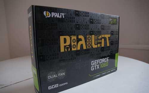Видеокарта palit dual GeForce GTX1060 6Gb