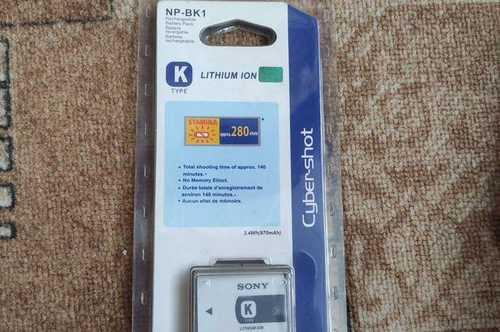 Аккумулятор для фотоаппарата sony np-bk1