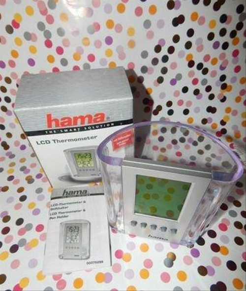 Новые Часы с термометром Hama LCD Thermometer