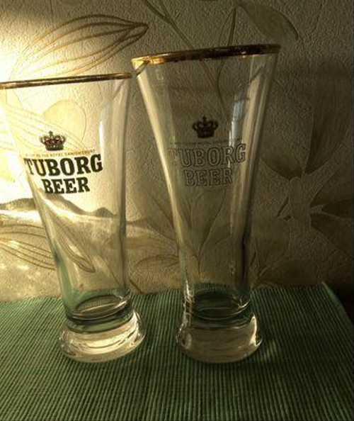 Пивные бокалы Tuborg 6 шт