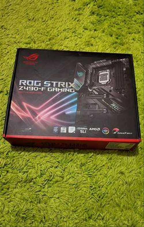 Материнская плата asus ROG strix Z490-F gaming