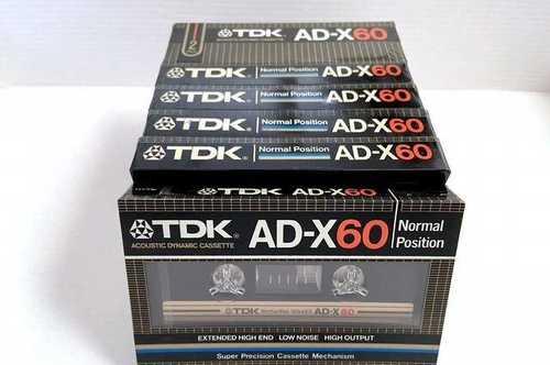 Аудиокассеты кассеты TDK AD-X 60 - Normal - 1982 г