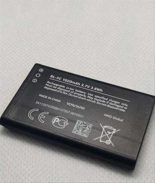 Аккумулятор BL-5C 1020mAh 3.7V 3.8Wh