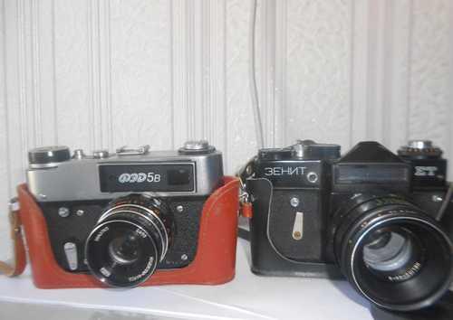 Продам фотоаппараты фэд-5в и "Зенит-ет"