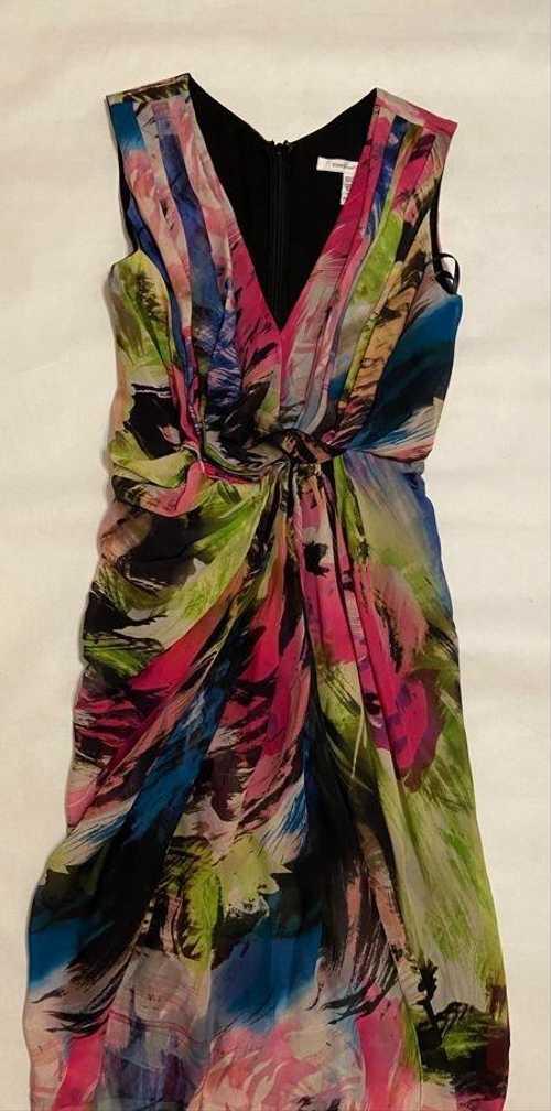 Diane Von Furstenberg платье шелк XS (40-42)