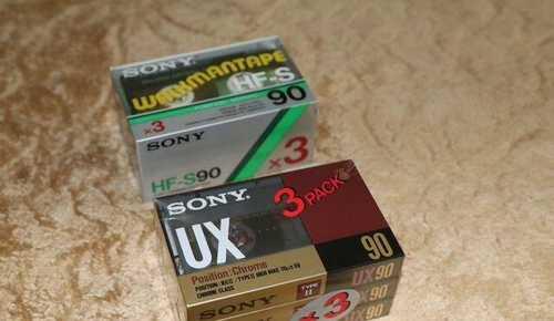 Аудиокассеты новые sony HF/UX/90