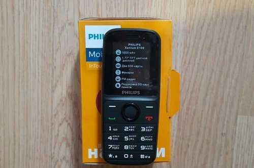 Телефон philips Xenium E109 Black