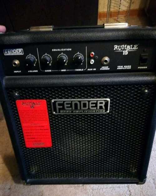 Усилитель Fender Bass amplification rumble 15