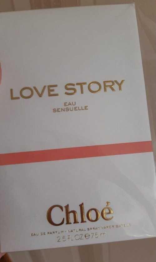 Духи оригинал Chloe Love Story 75 ml