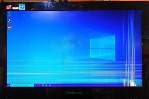 Моноблок Lenovo C455 с разбитой матрицей