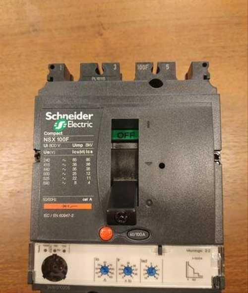 Автоматические выключатели compact. Compact nsx400n. Compact nsx100b Micrologic 2.2. Schneider Electric Compact nsx100b. Автоматы NSX 400 габарит.