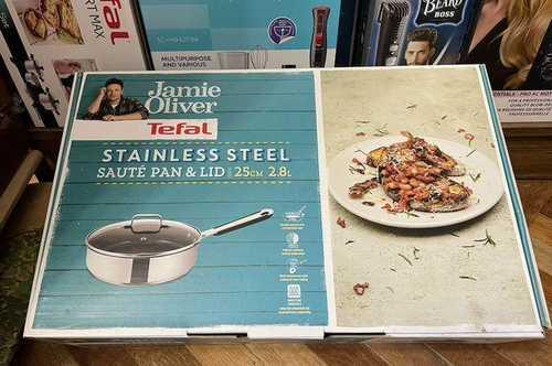 Сотейник с крышкой Tefal Jamie Oliver, 25 см