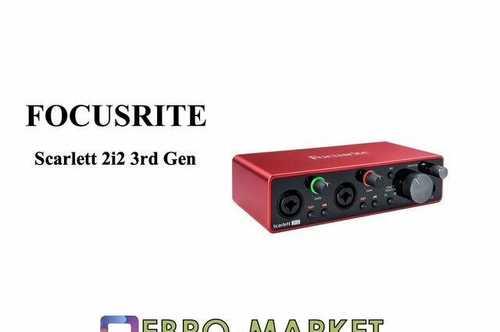 Внешняя звуковая карта focusrite scarlett 2i2 3rd gen обзор