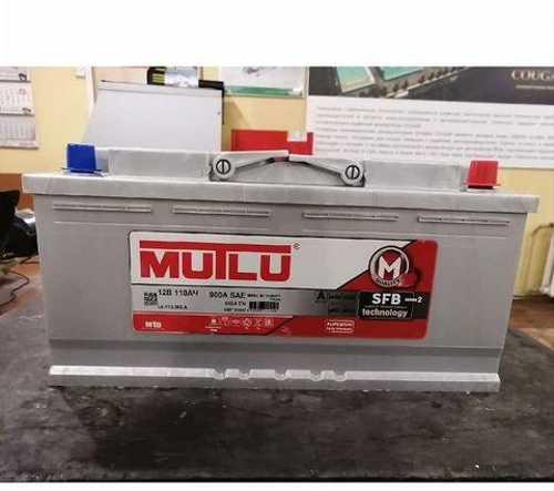 Аккумулятор 110 Ah 12V 6ст-110 Mutlu 900A (EN)
